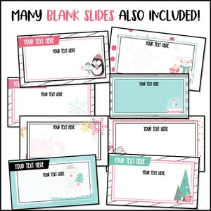 Winter Powerpoint Slides and Google Slides™ Templates for Teachers - Etsy