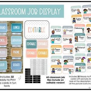 Modern Calm Colors Classroom Decor, Calming Classroom Decor, Pastel ...