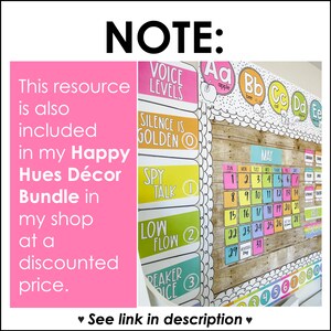 Teacher Toolbox Labels Editable, Bright Classroom Theme, Happy Hues ...