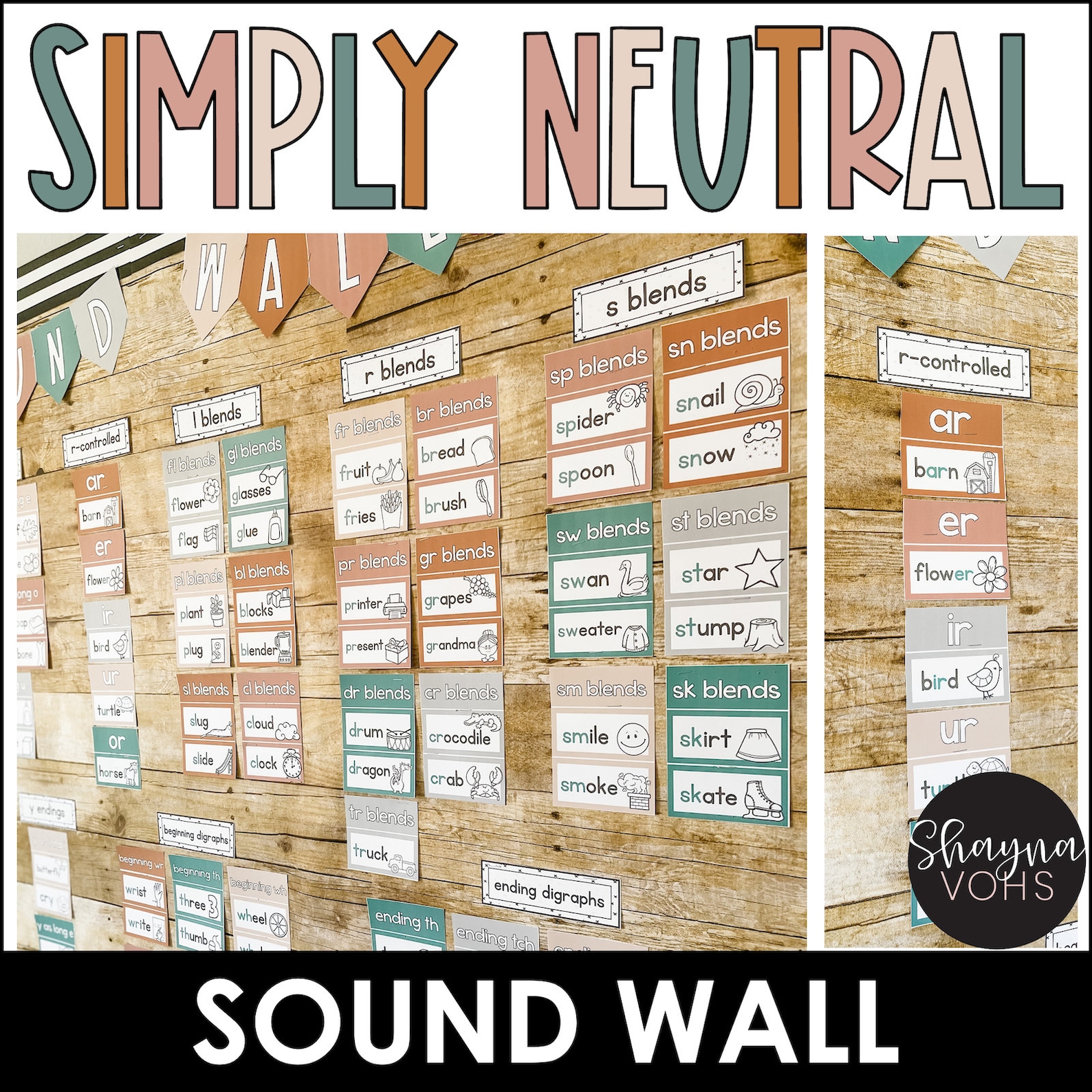 Sound Wall Classroom, Neutral Boho Classroom Decor - Etsy Canada