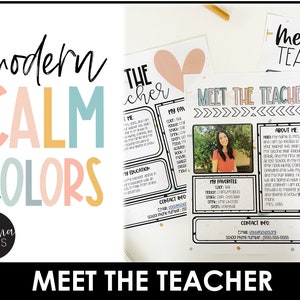 Calm Colors Classroom Jobs Chart Editable - Etsy