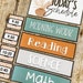 Boho Classroom Schedule Template Editable - Etsy