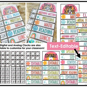 Daily Schedule Template, Daily Schedule Classroom With Pictures ...