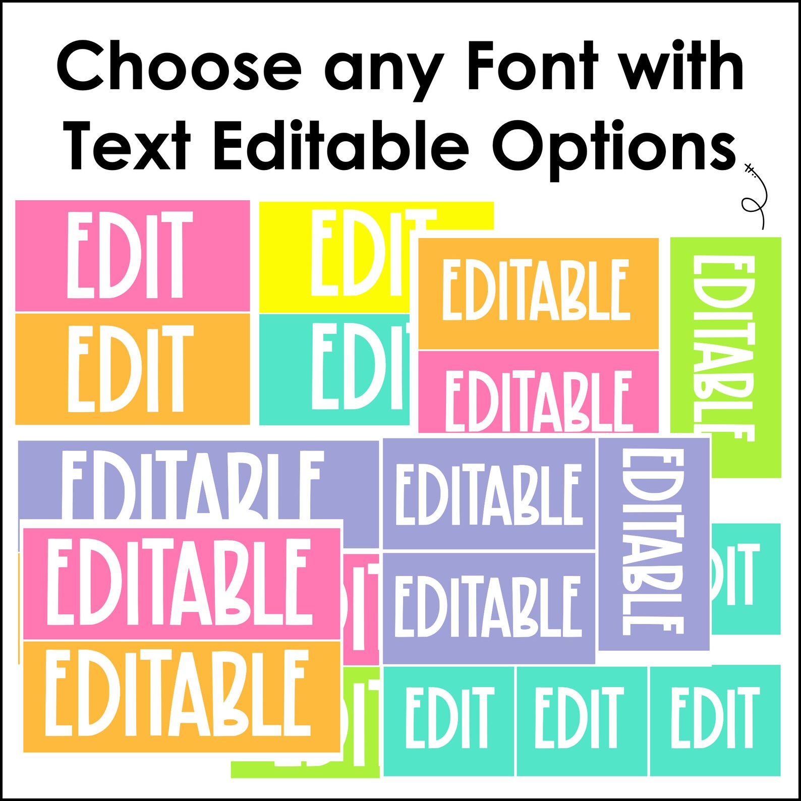 Bright Classroom Flip Calendar: Happy Hues Decor (text-editable ...