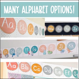 Calm Colors Alphabet Posters: Printable Classroom Decor (PDF) - Etsy
