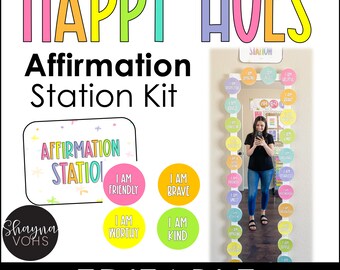 Boho Affirmation Station Classroom Neutral Affirmation - Etsy