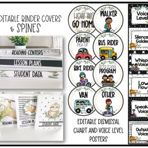 Sloth Classroom Decor, Sloth Classroom Theme, Sloth Classroom Posters ...