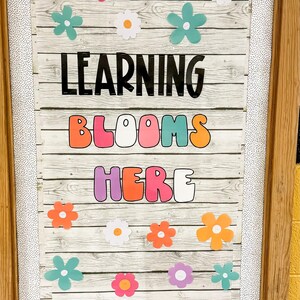 Spring Kindness Bulletin Board Kit: Classroom Decor (digital Download ...