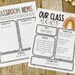 Boho Classroom Newsletter Template - Etsy