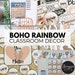 Boho Rainbow Classroom Jobs Chart - Etsy