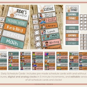 Boho Classroom Decor Bundle | Neutral Theme | Plant | Editable ...