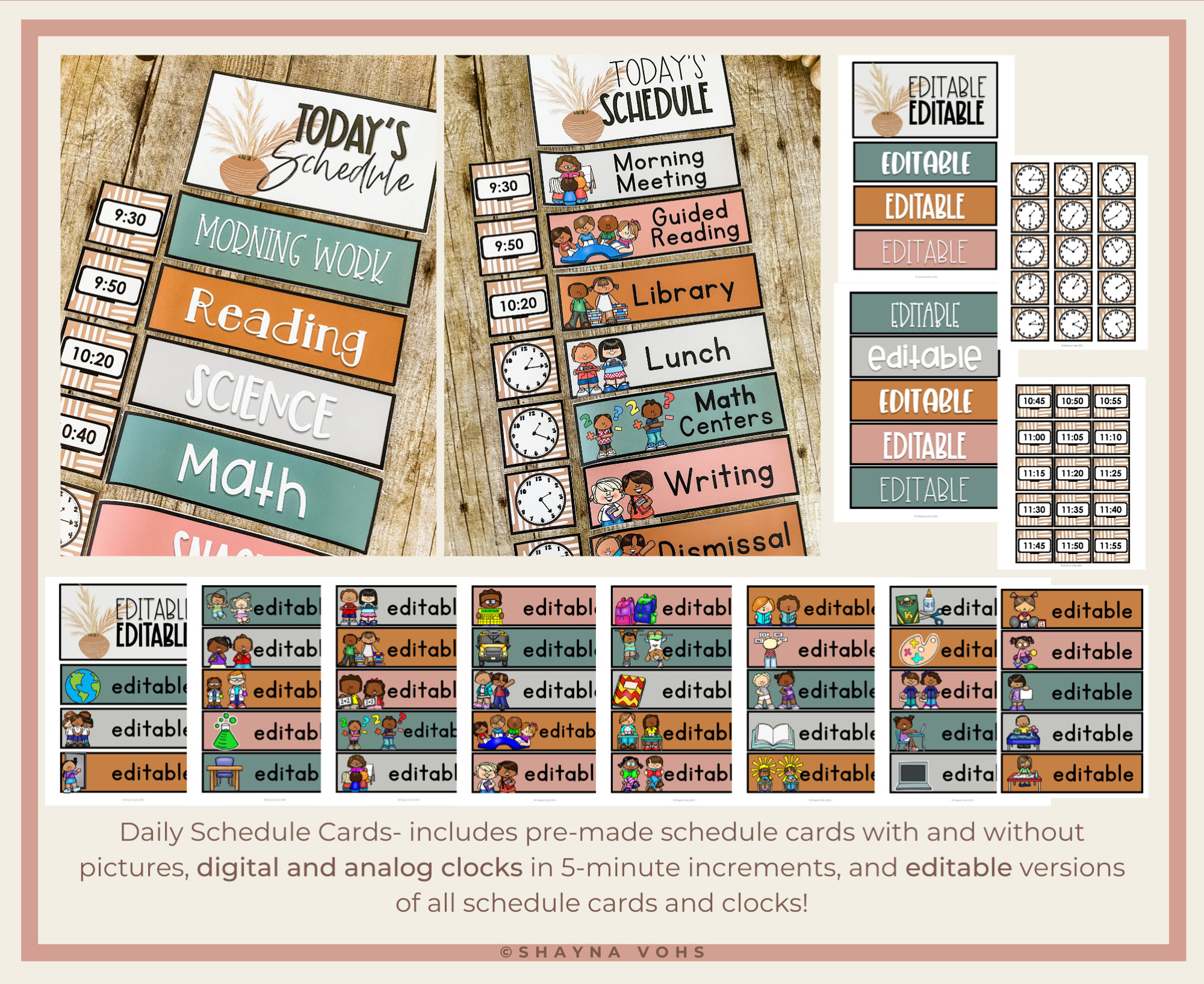 Boho Classroom Decor Bundle | Neutral Theme | Plant | Editable ...