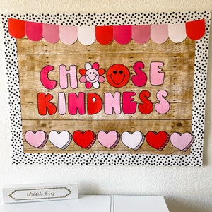 Valentines Day Bulletin Board Kit | Retro Valentine Bulletin Board - Etsy