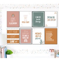 Plant Boho Neutral Classroom Posters | Plant Classroom Decor - Etsy UK