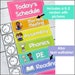 Editable Classroom Schedule Cards: Visual Daily Schedule - Etsy