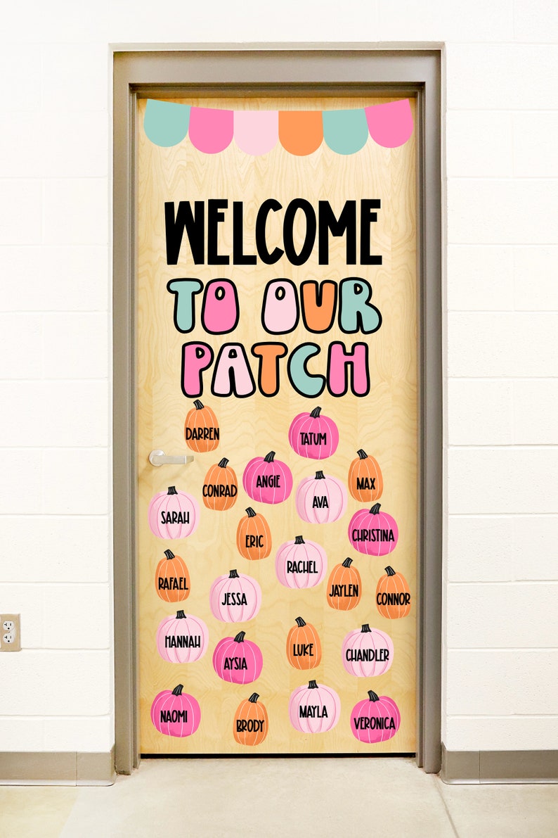 Fall Classroom Bulletin Board Kit: Editable Pumpkin Decor (PDF) - Etsy