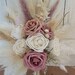Dusty Rose Boho Bridal Bouquet Arrangement. Wedding Bouquet, Dried ...