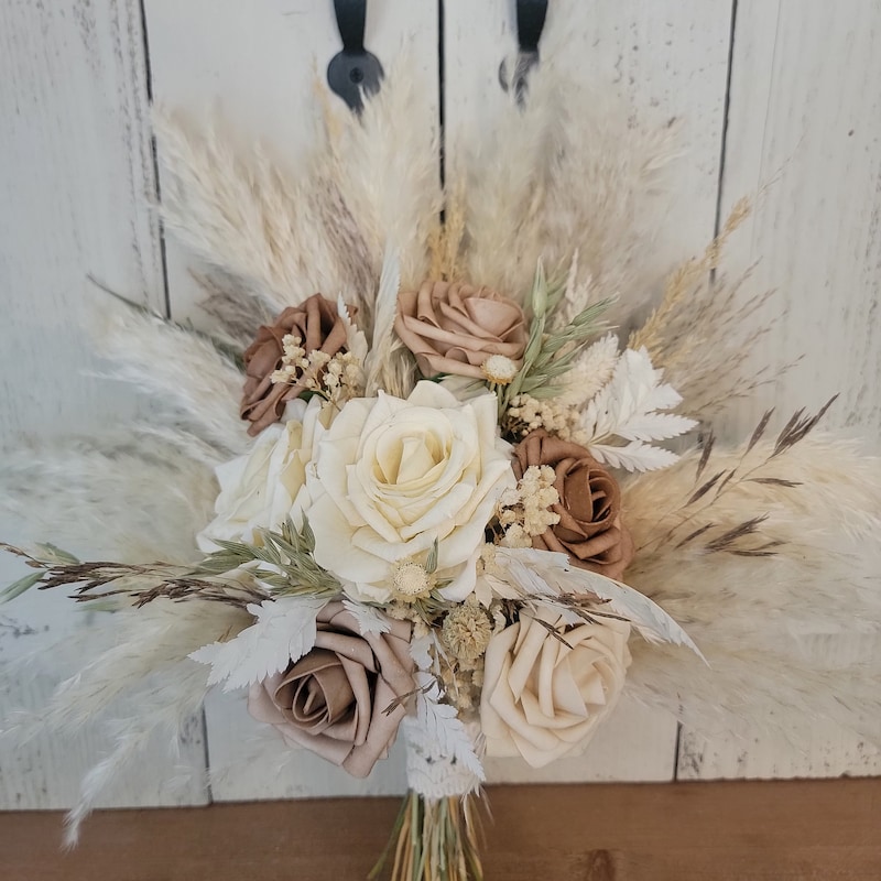 Boho Wedding Bouquet - Etsy