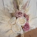 Dusty Rose Boho Bridal Bouquet Arrangement. Wedding Bouquet - Etsy