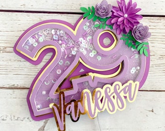 29 Cake Topper - Etsy