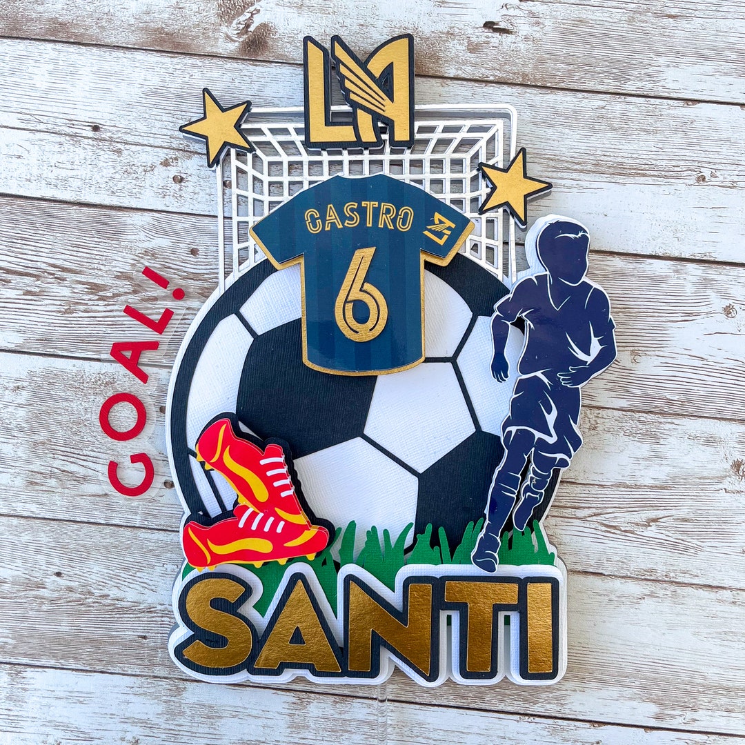 Soccer Cake Topper, Futbol Cake Topper, Sports Birthday, Sports Party ...