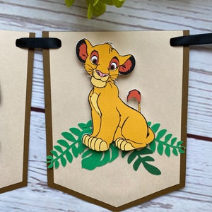 Lion King Simba Themed Highchair Banner, Lion King Birthday, Lion King ...