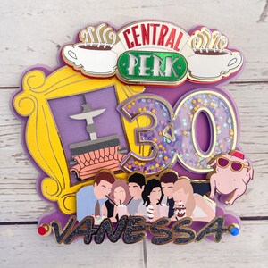 Friends Inspired Cake Topper Adult Cake Topper - Etsy