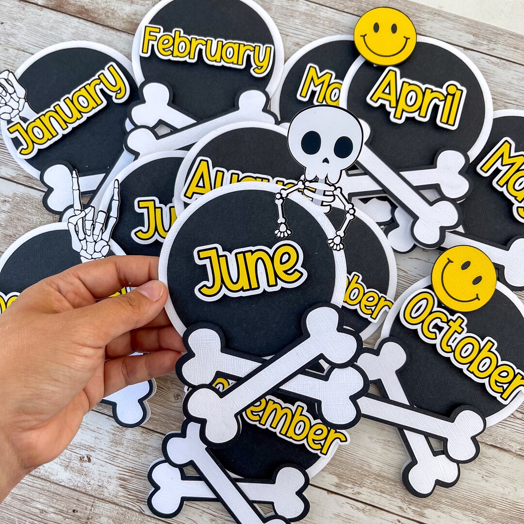 Bad Two the Bone Themed Milestone Banner Bad One - Etsy