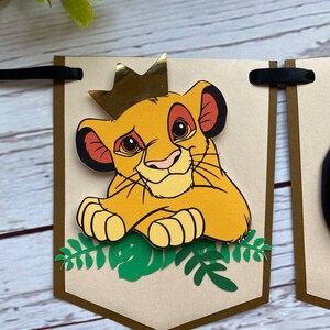 Lion King Simba Themed Highchair Banner, Lion King Birthday, Lion King ...