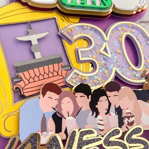 Friends Inspired Cake Topper Adult Cake Topper - Etsy