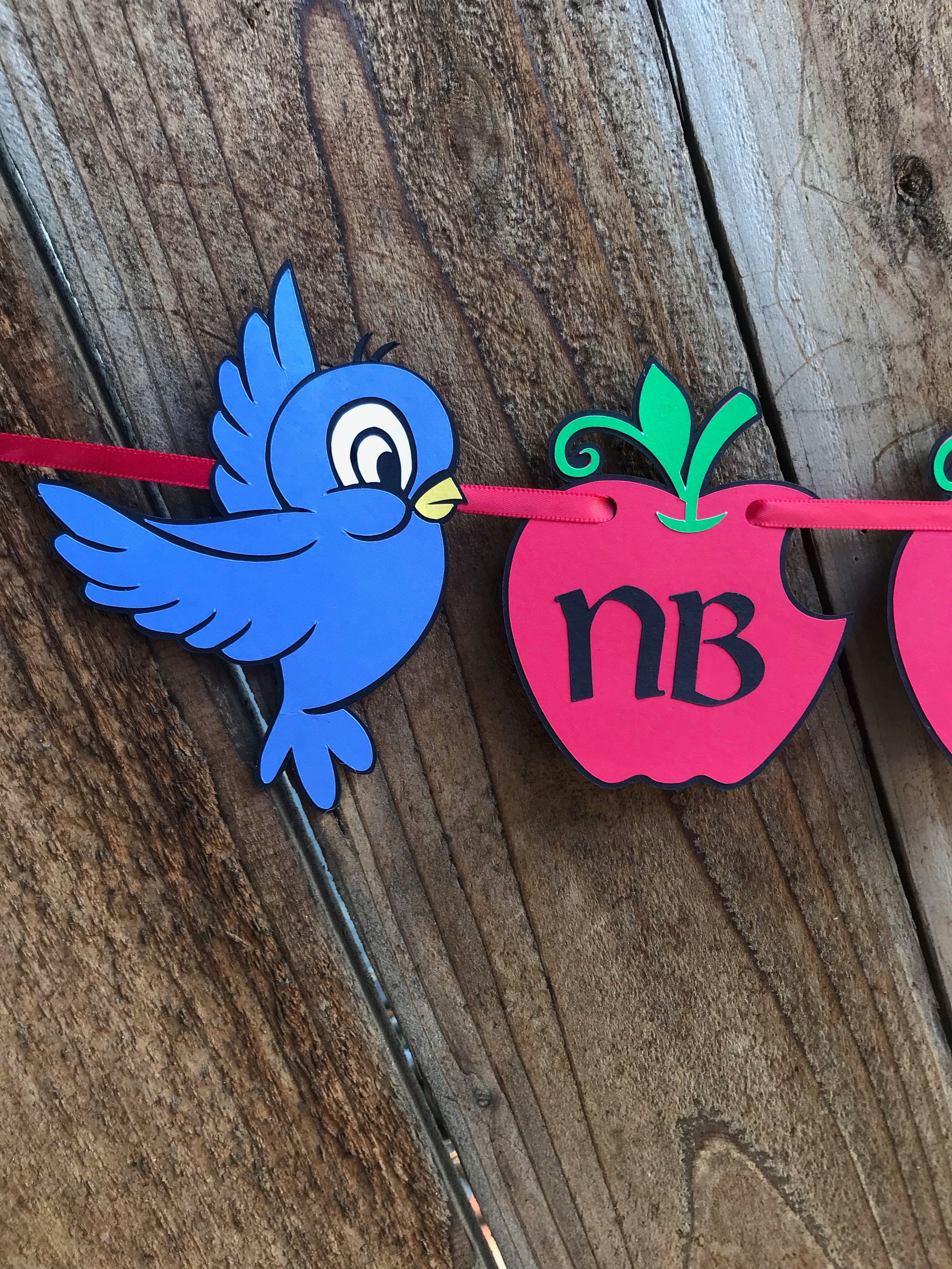 Snow White Themed Milestone Banner - Etsy