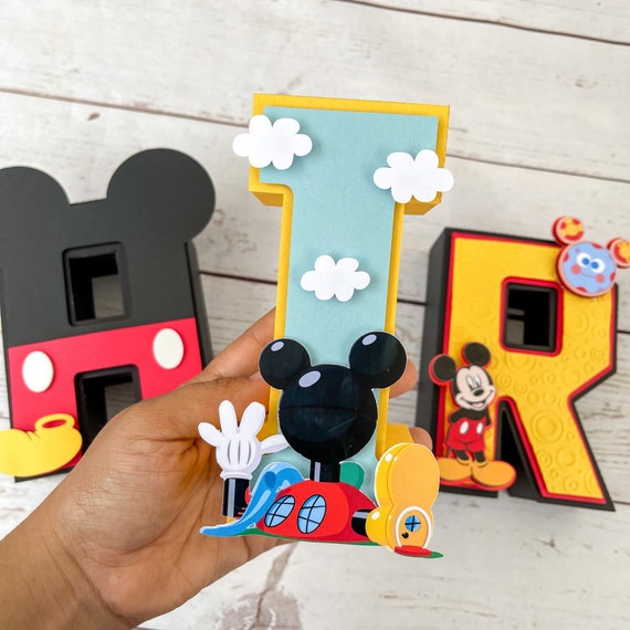 Mickey Mouse Name Letters