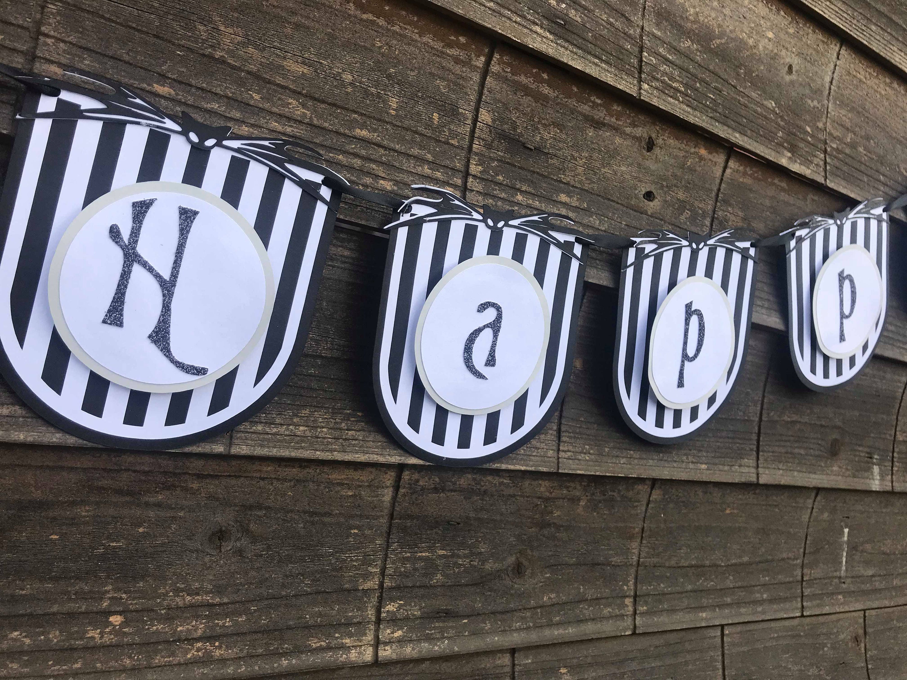 The Nightmare Before Christmas Banner Halloween Banner - Etsy