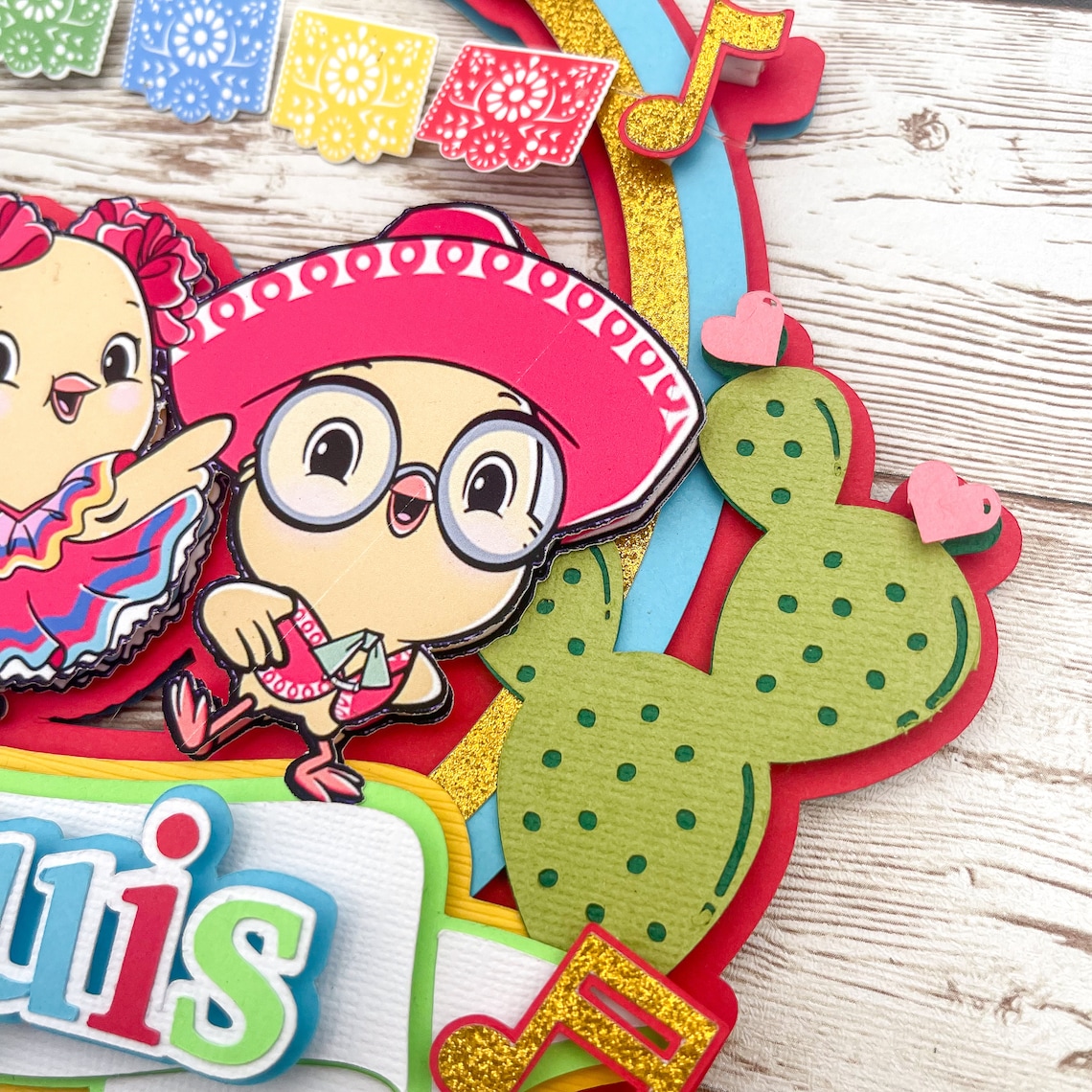 Canticos Fiesta Birthday Cake Topper - Etsy UK