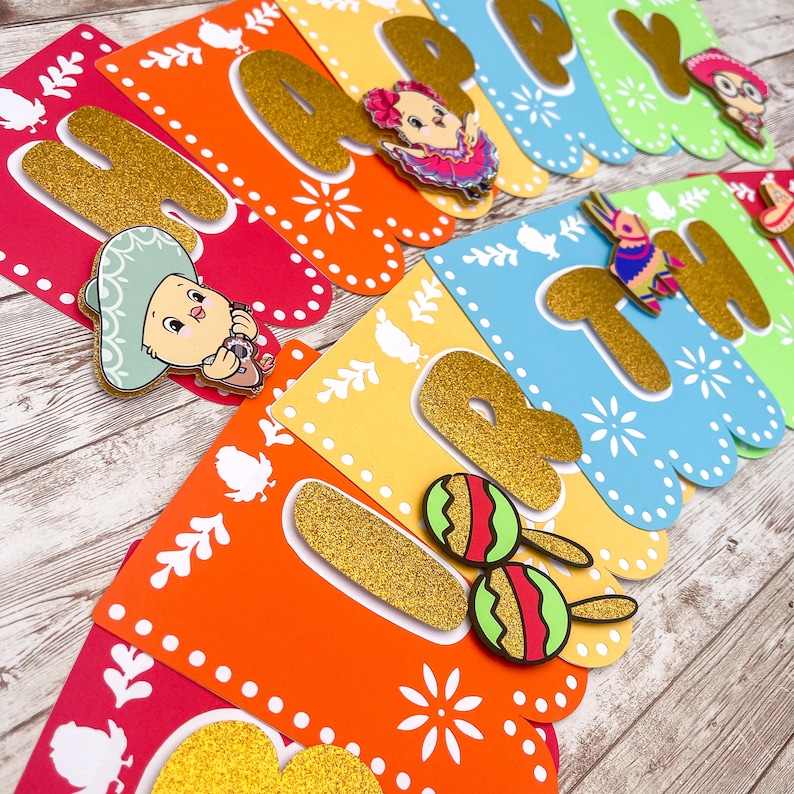 Canticos Fiesta Themed Birthday Banner - Etsy