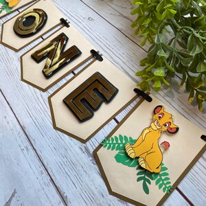 Lion King Simba Themed Highchair Banner, Lion King Birthday, Lion King ...