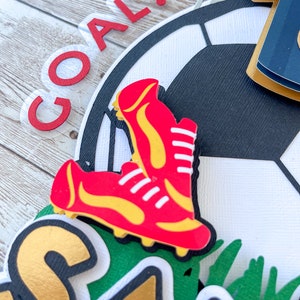 Soccer Cake Topper, Futbol Cake Topper, Sports Birthday, Sports Party ...