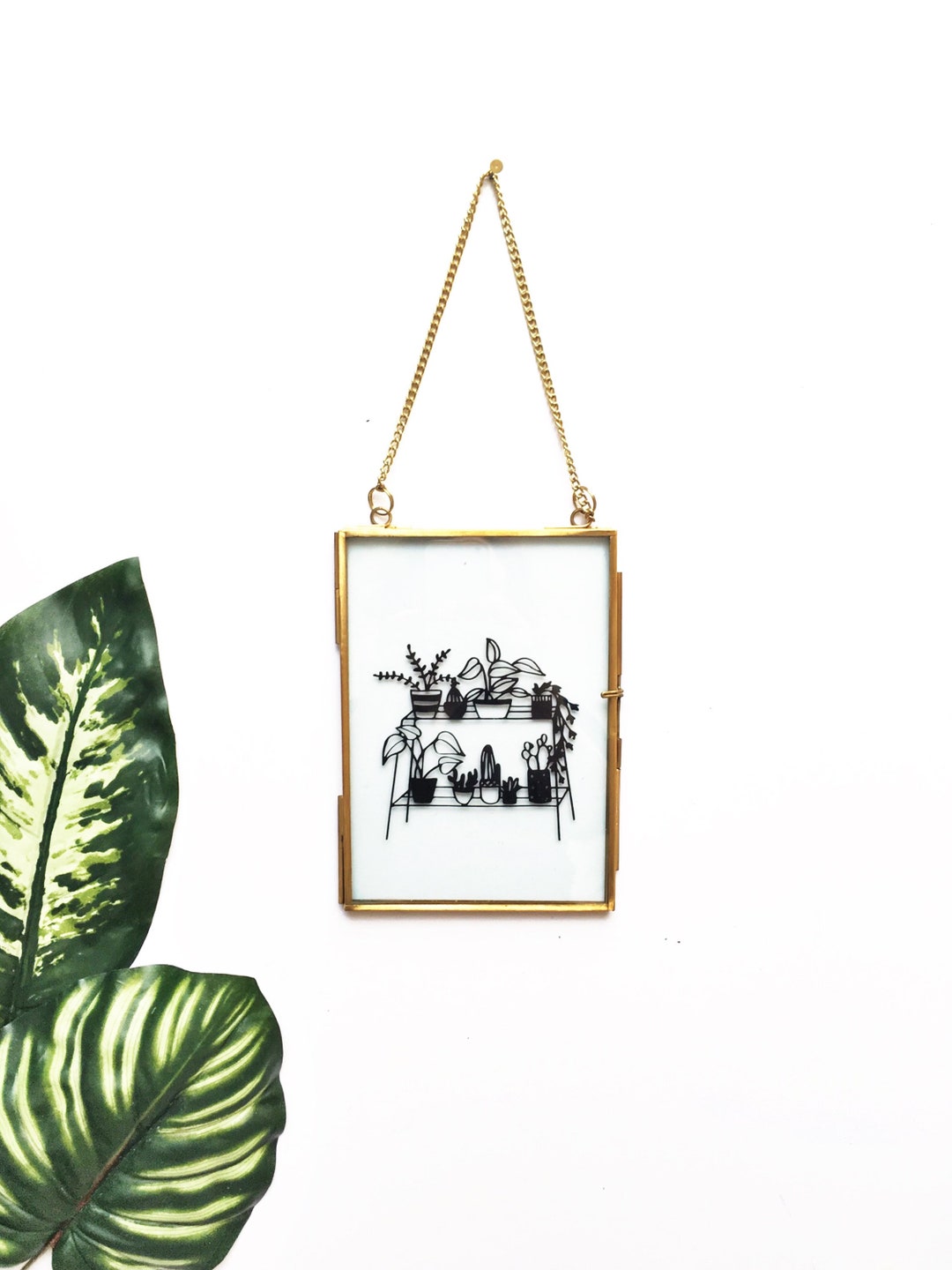 Botanical Handmade Papercut | Original Art | Papercut | House Plants ...