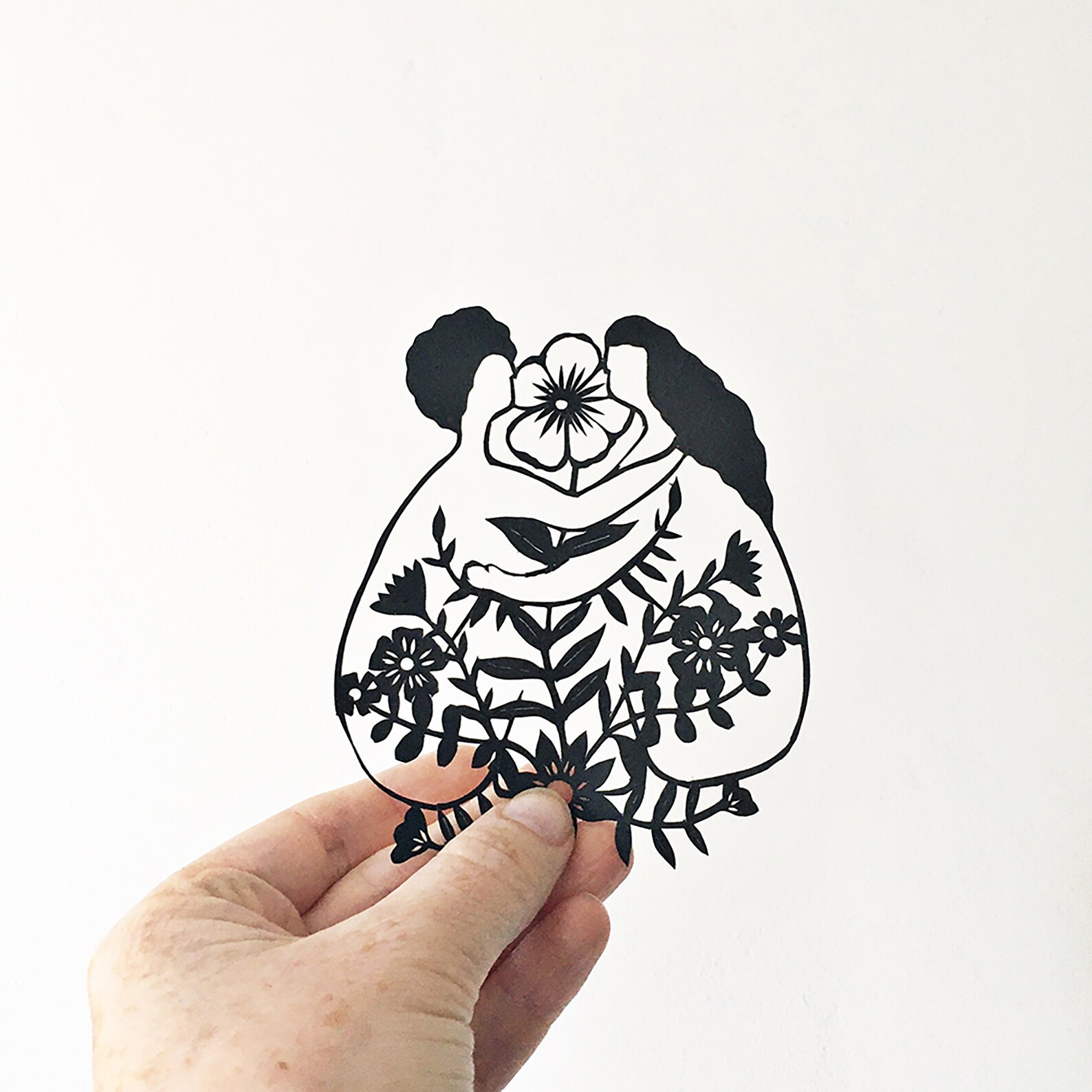 Handmade Papercut Human Connection Love Intimacy - Etsy UK