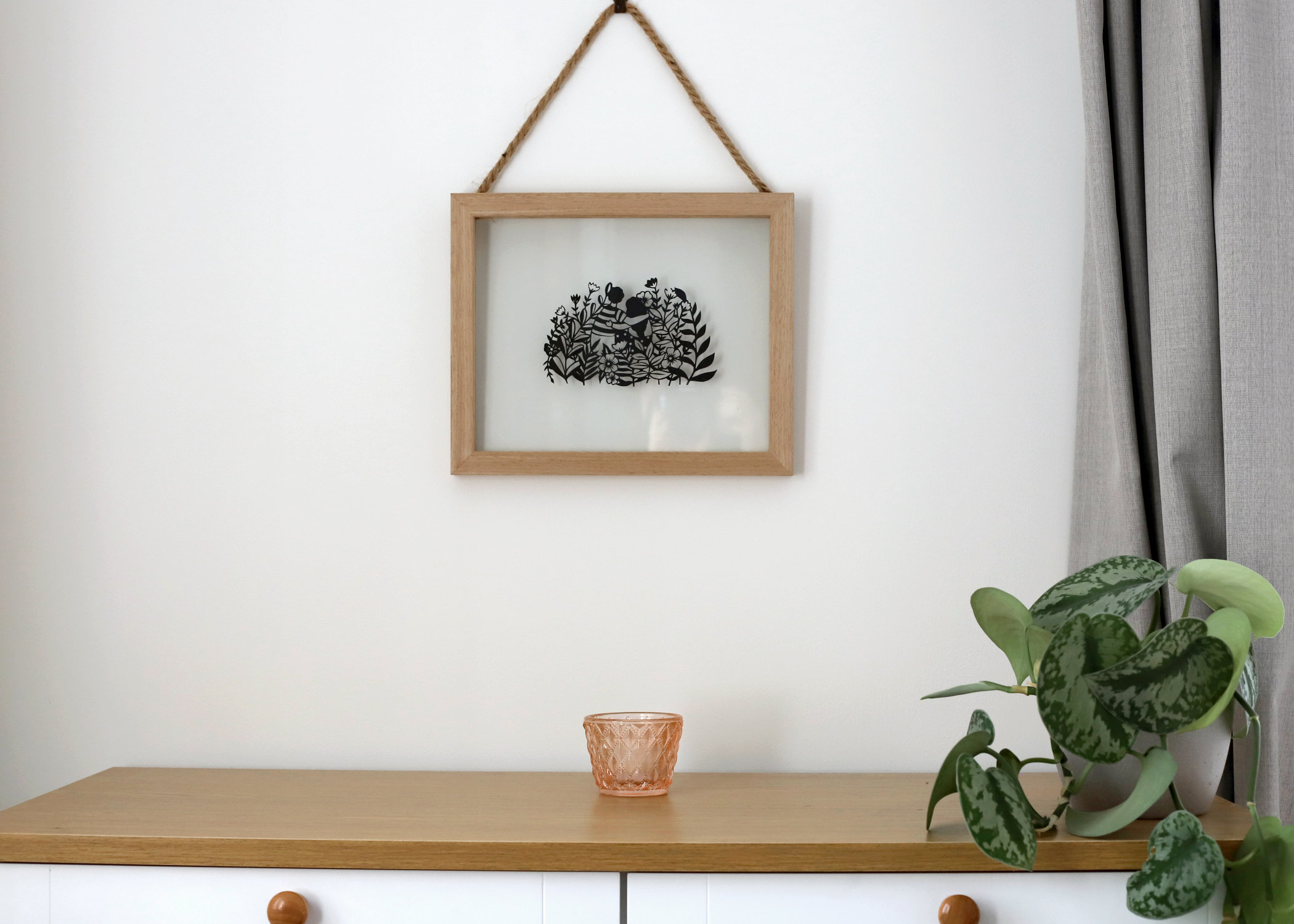 Handmade papercut normal people Friendship love | Etsy