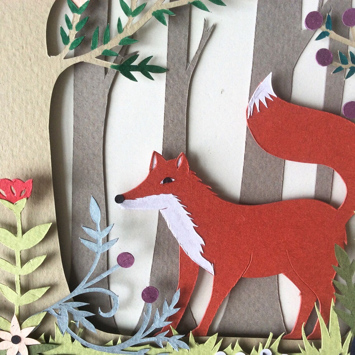 Fox print art print A4 print foxes illustration | Etsy