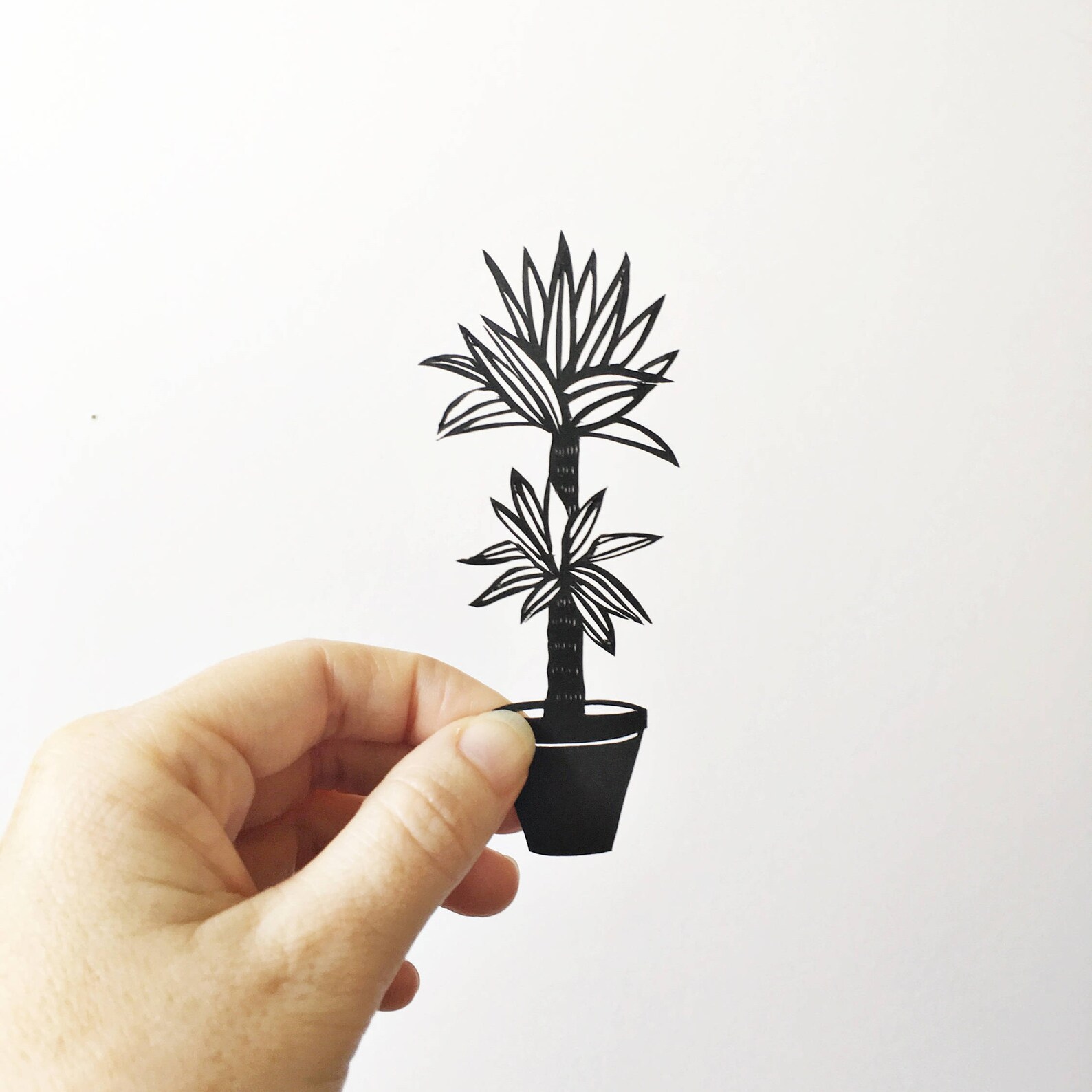 Handmade Papercut Tropical Plant Papercut Plant Lovers Home Decor ...
