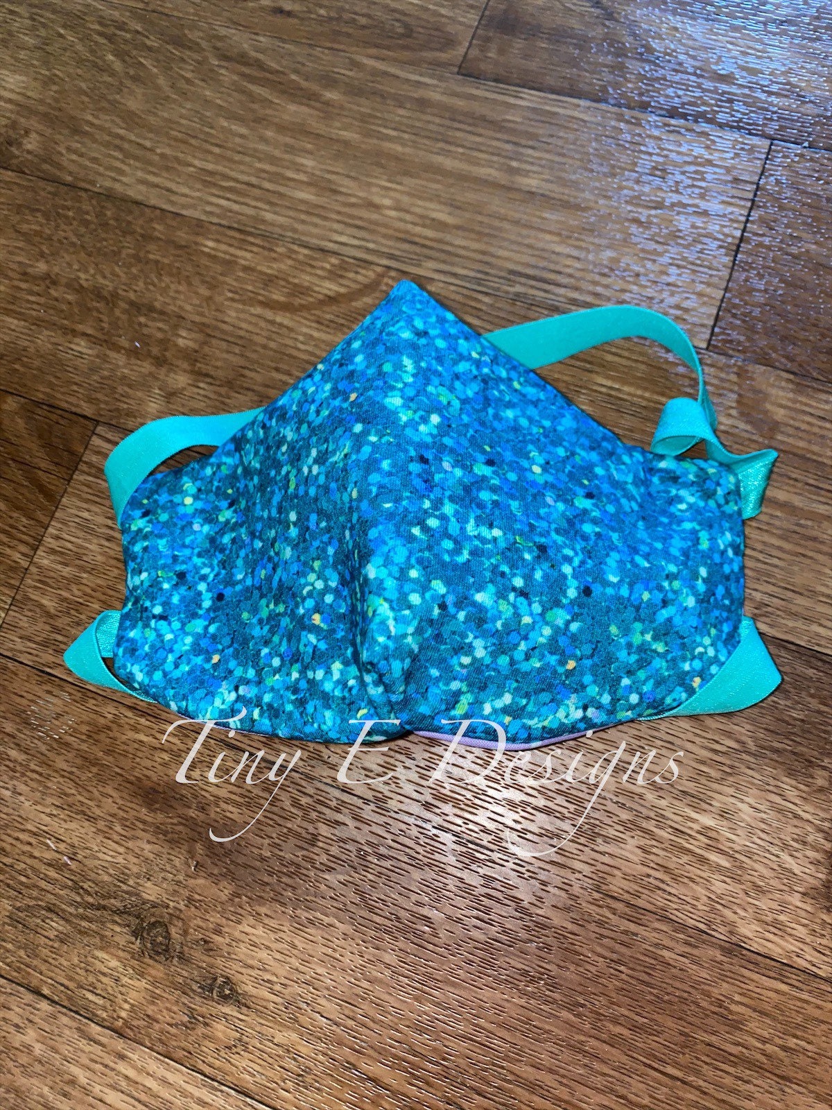 Faux Glitter Face Masks Fitted Cotton Fabric Face Masks | Etsy