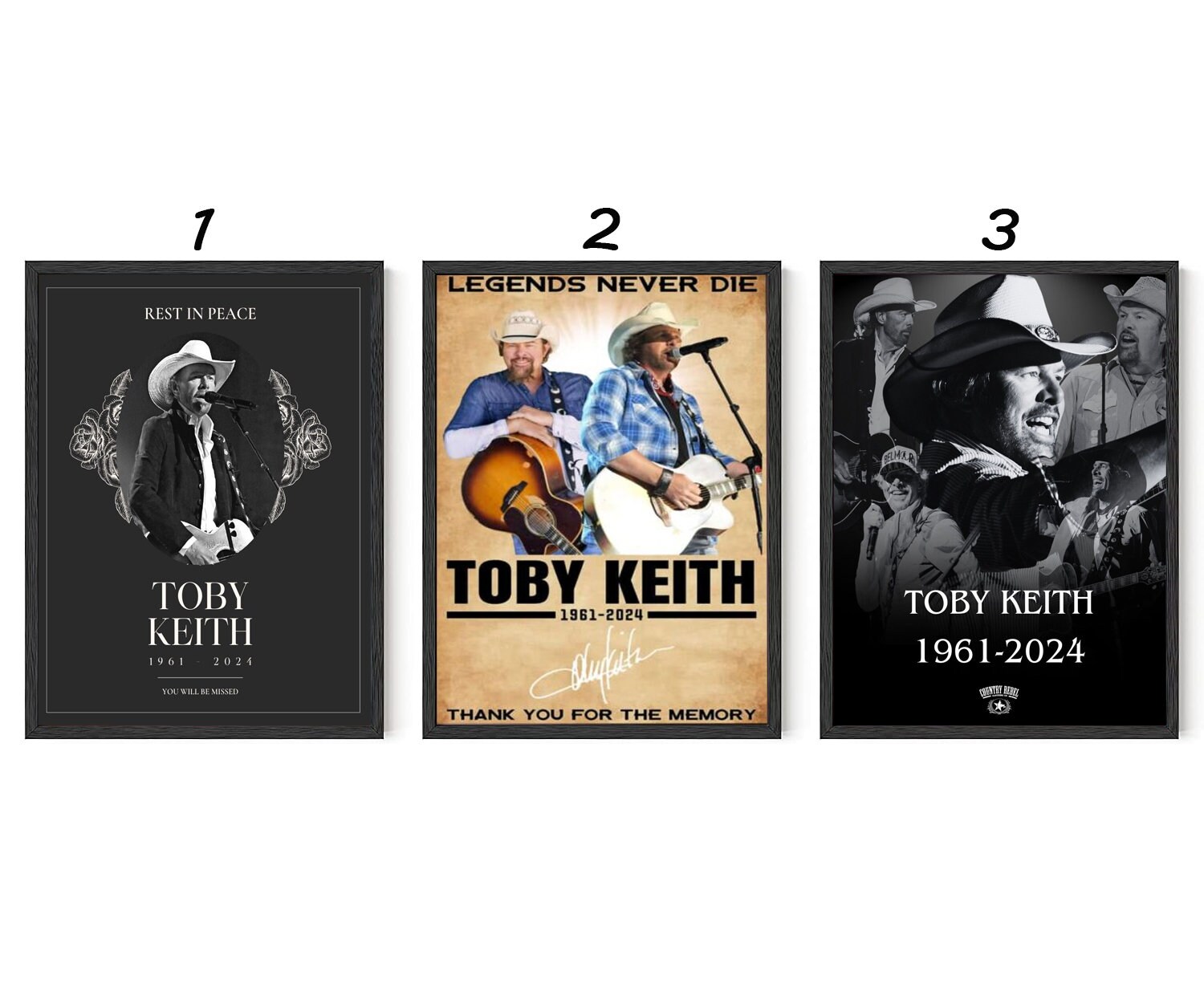Rip Legend Toby Keith 1961 2024 Poster sold by Philip Ringstrom phd ...