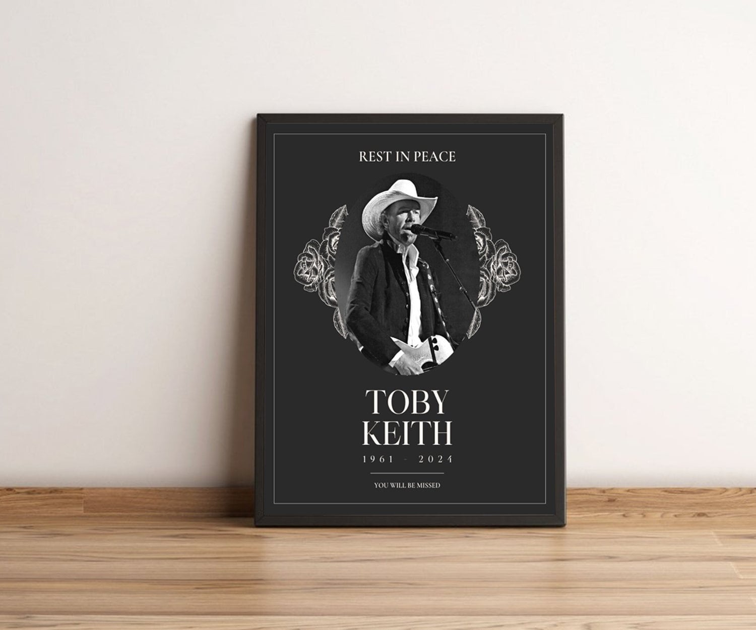 Rip Legend Toby Keith 1961 2024 Poster sold by Philip Ringstrom phd ...