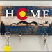 Colorado Key Holder Rustic Home Style Colorado Gift | Etsy