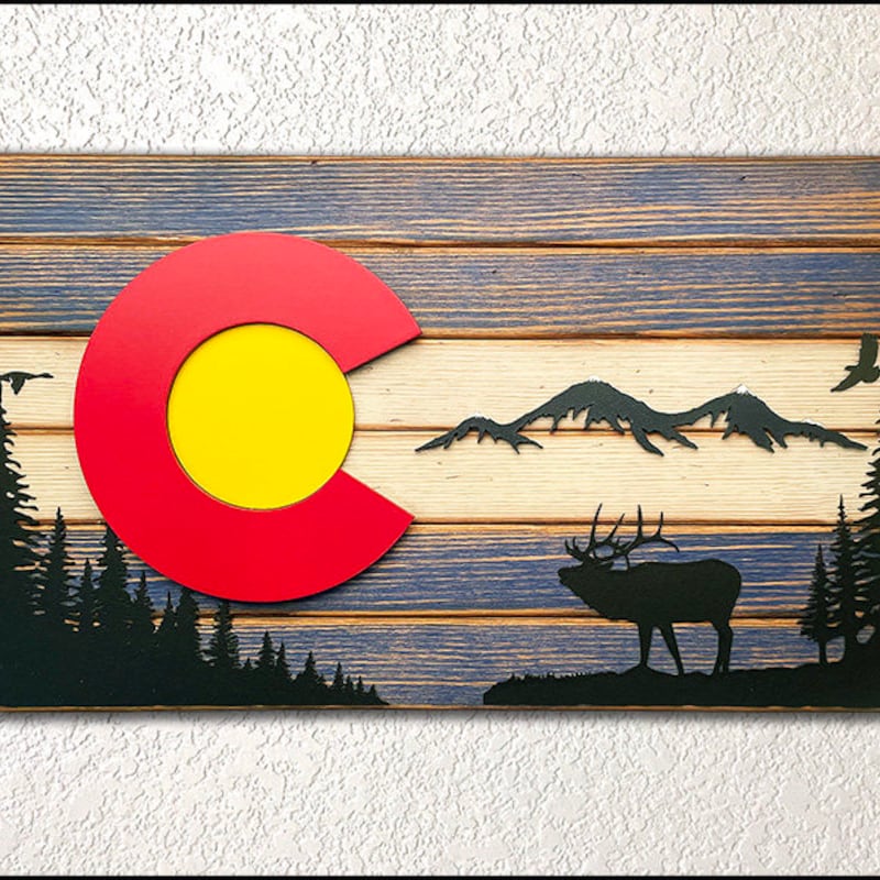 Colorado Metal Wall Art - Etsy