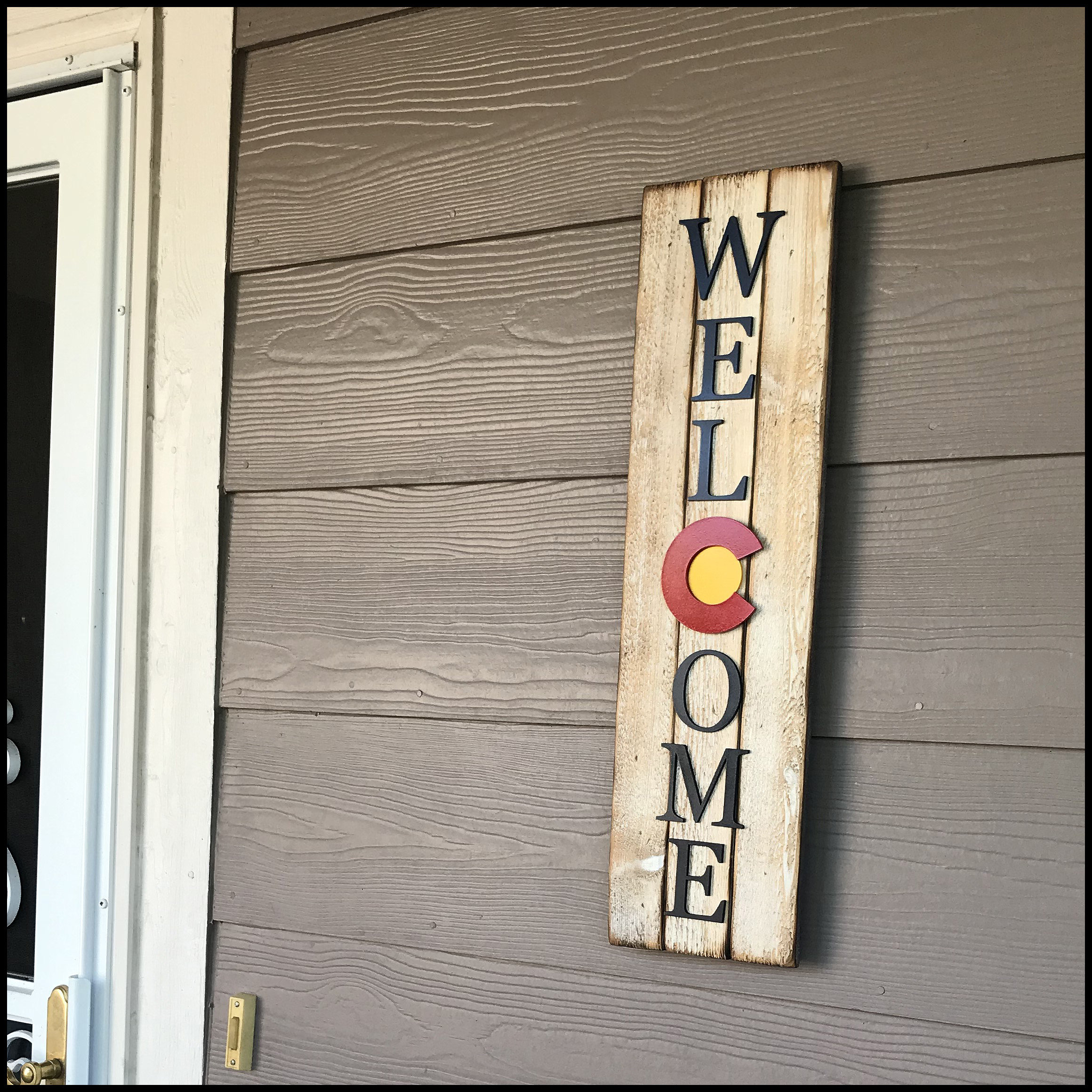 Colorado Welcome Sign Colorado Wall Art Colorado Gift - Etsy