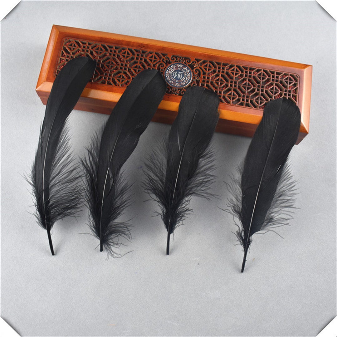 High Quality Natural Color Dyed Goose Feathers 100pcs/lot 13-18CM 5 ...