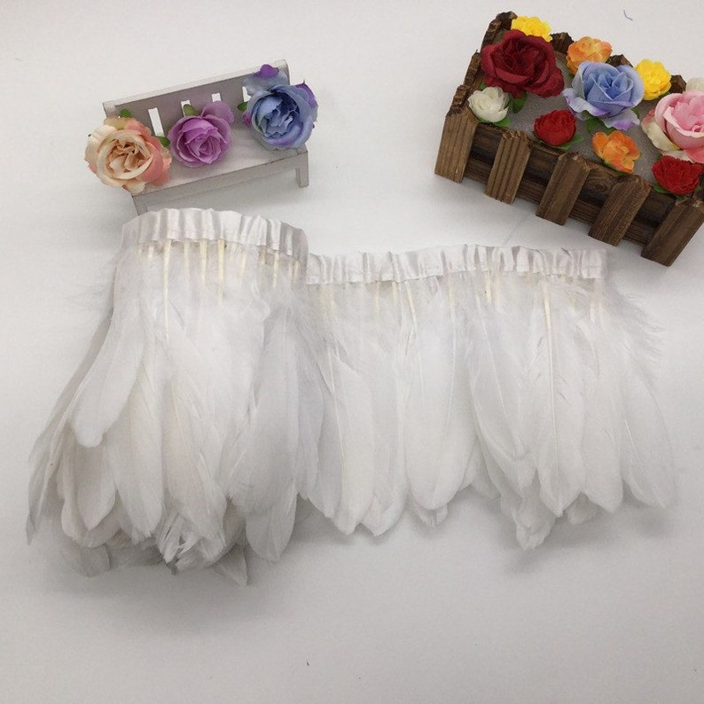 Handmade Clothes Modified Multi-colored Goose Feathers Cut 10 - Etsy